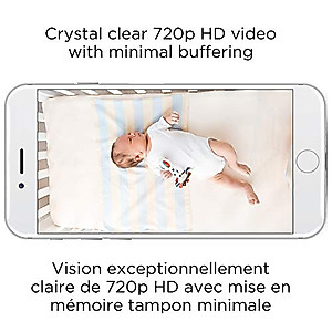 Safety 1st HD Wi-Fi Baby Monitor Camera with Sound- and Movement-Detecting Audio Unit