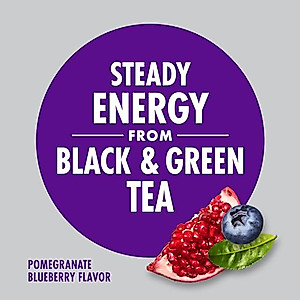 V8 +ENERGY Pomegranate Blueberry Energy Drink, Made With Real Vegetable And Fruit Juices, 8 Fl.Ounce Can (Case of 24)