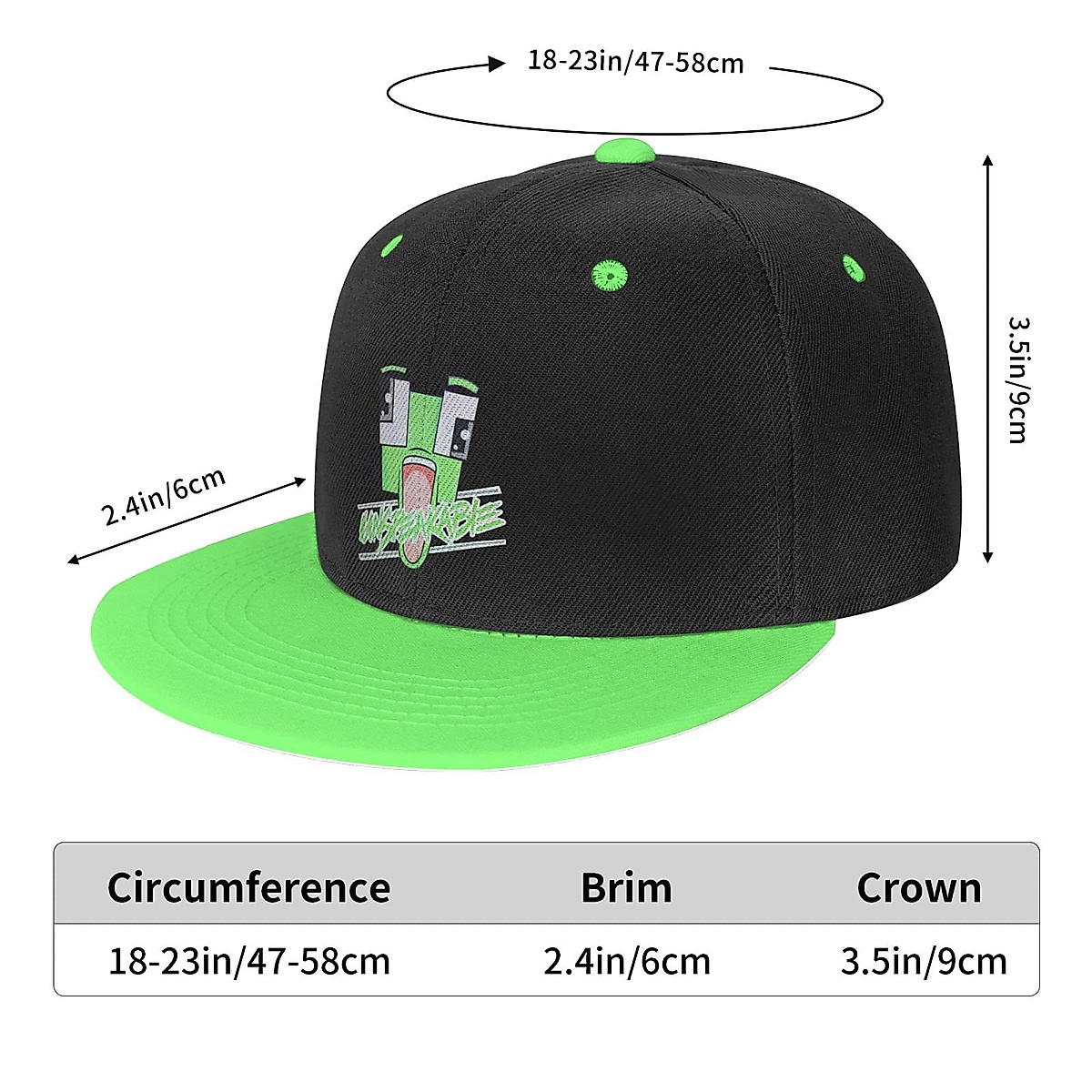 FGN Kids Frog Baseball Caps, Adjustable Hip Hop Trucker Hat for Boys Girls Green5, One Size