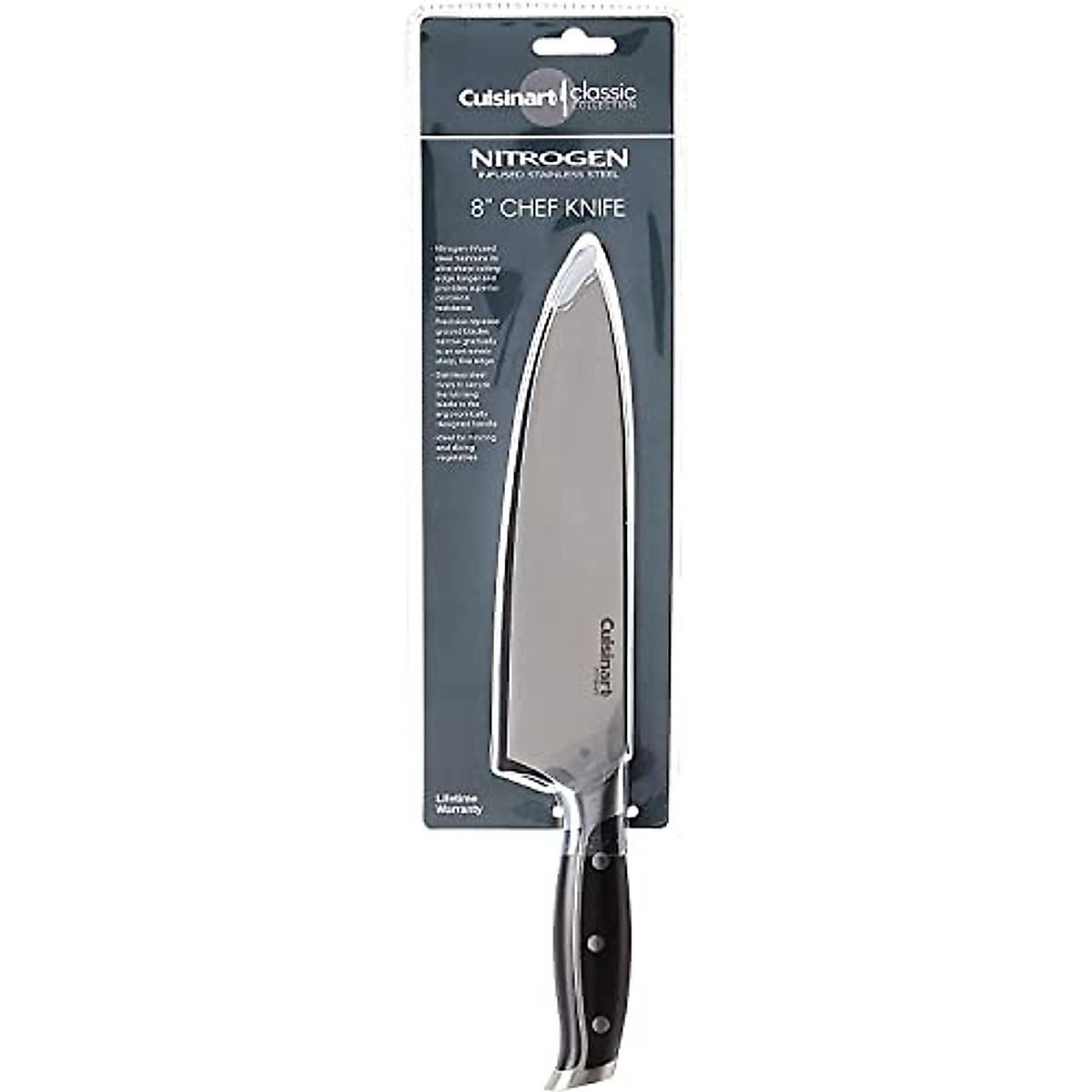 Cuisinart C77TRN-8CF Nitrogen Collection 8" Chef Knife, Stainless Steel