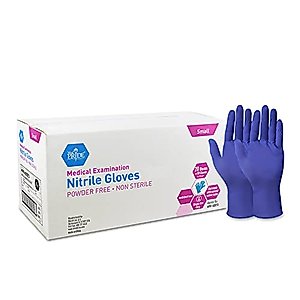 MED PRIDE Nitrile Medical Exam Gloves Medium [Case of 1000]- Disposable Powder & Latex-Free Surgical Gloves For Doctors Nurses Hospital & Home Use