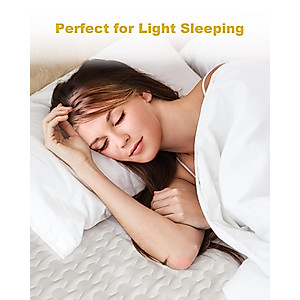 Slumbrae [Full XL] Mattress Topper, 4" Memory Foam Mattress Topper with Ultra Soft Cover & Corner Straps, CertiPUR-US Certified, Gold