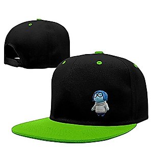Custom Unique Casual Inside 2015 Out Sadness Character Trucker Hats KellyGreen