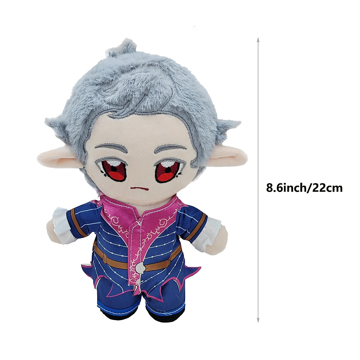 jolooncc Astarion Plush Doll, Game BG3 Stuffed Figure Plush Pillow Gift