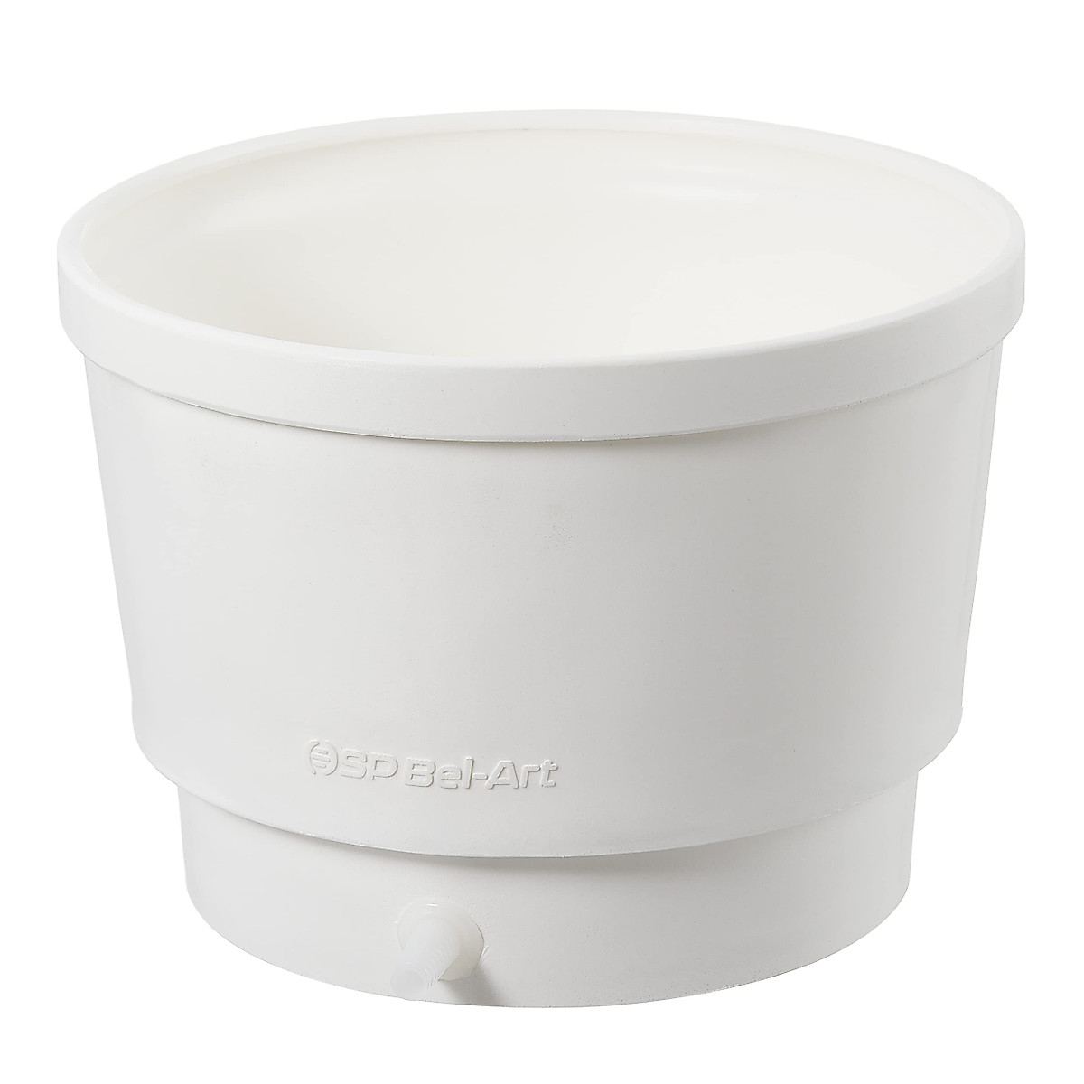 SP Bel-Art Polyethylene Buchner Table-Top Funnel with Perforated Removable Plate; 10.25 in. I.D, 8 in. Height (H14627-1260), White