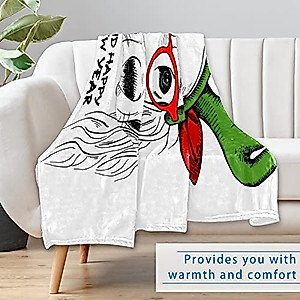 Yorkie Puppy with Santa Antler and Red Glasses Prints Soft Warm Cozy Blanket Throw for Bed Couch Sofa Picnic Camping Beach, 150×100cm