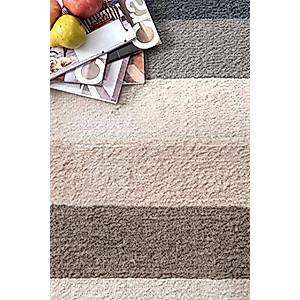 nuLOOM Manor Bengal Striped Area Rug, 5' x 8', Beige