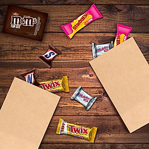 Mars Candy Variety Pack - 150pcs. of M&Ms, Twix, Starburst, 3Musketeers and Snicker Minis - Individually Wrapped Bulk Assortment (3 Pounds)