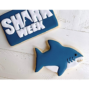 Baby Shark Cookie Cutter, 4" Made in USA by Ann Clark