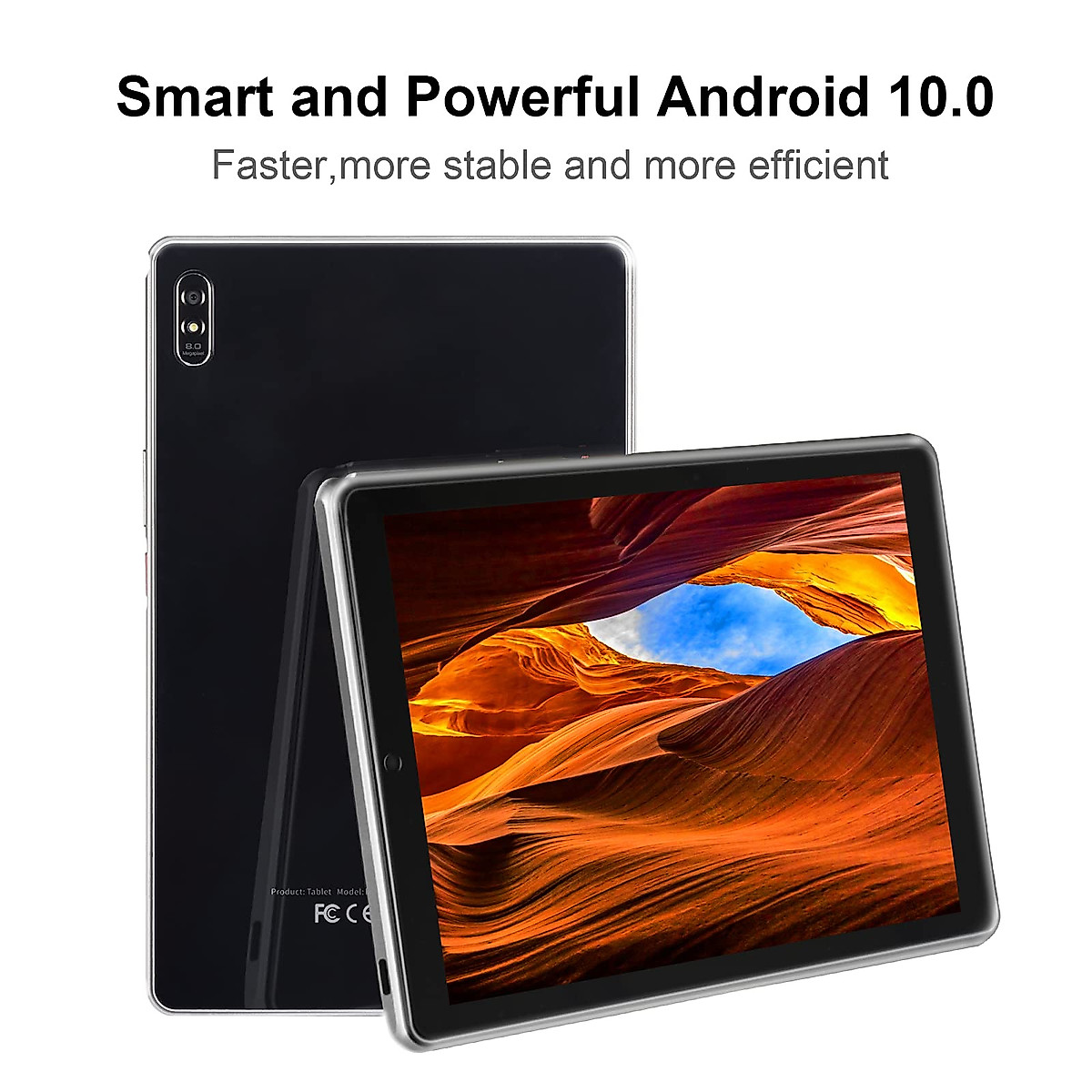 HAOVM Android 10.0 Go Tablet 9 Inch,MediaPad P9 Octa-Core Processor,1280x800 IPS HD Display Screen,2GB RAM,32GB Storage,Dual Camera,2.4/5.0G WiFi,5000mAh,128GB Expand,Non-Scratch Glass Back
