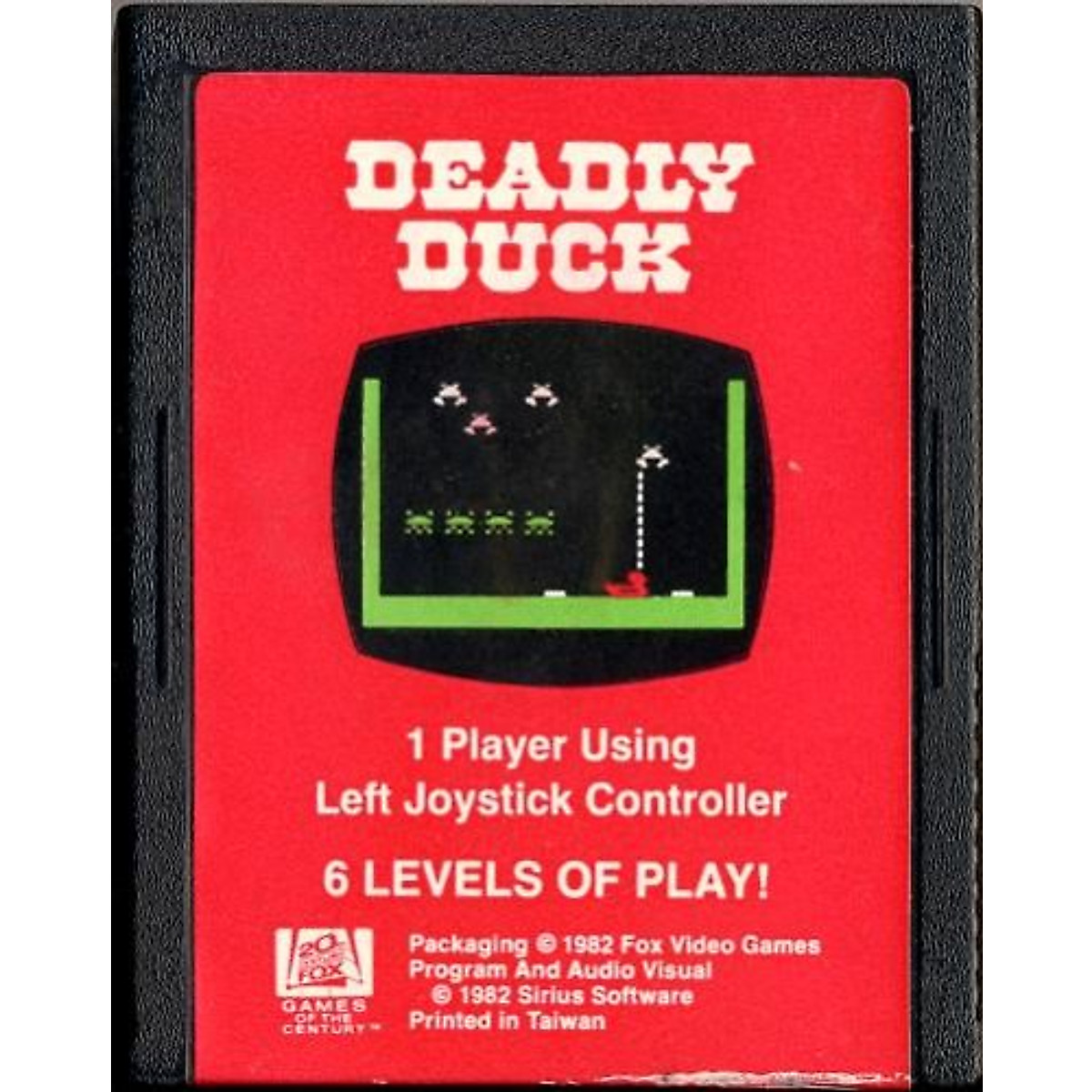 Atari Video Computer System Cartridge - Deadly Duck