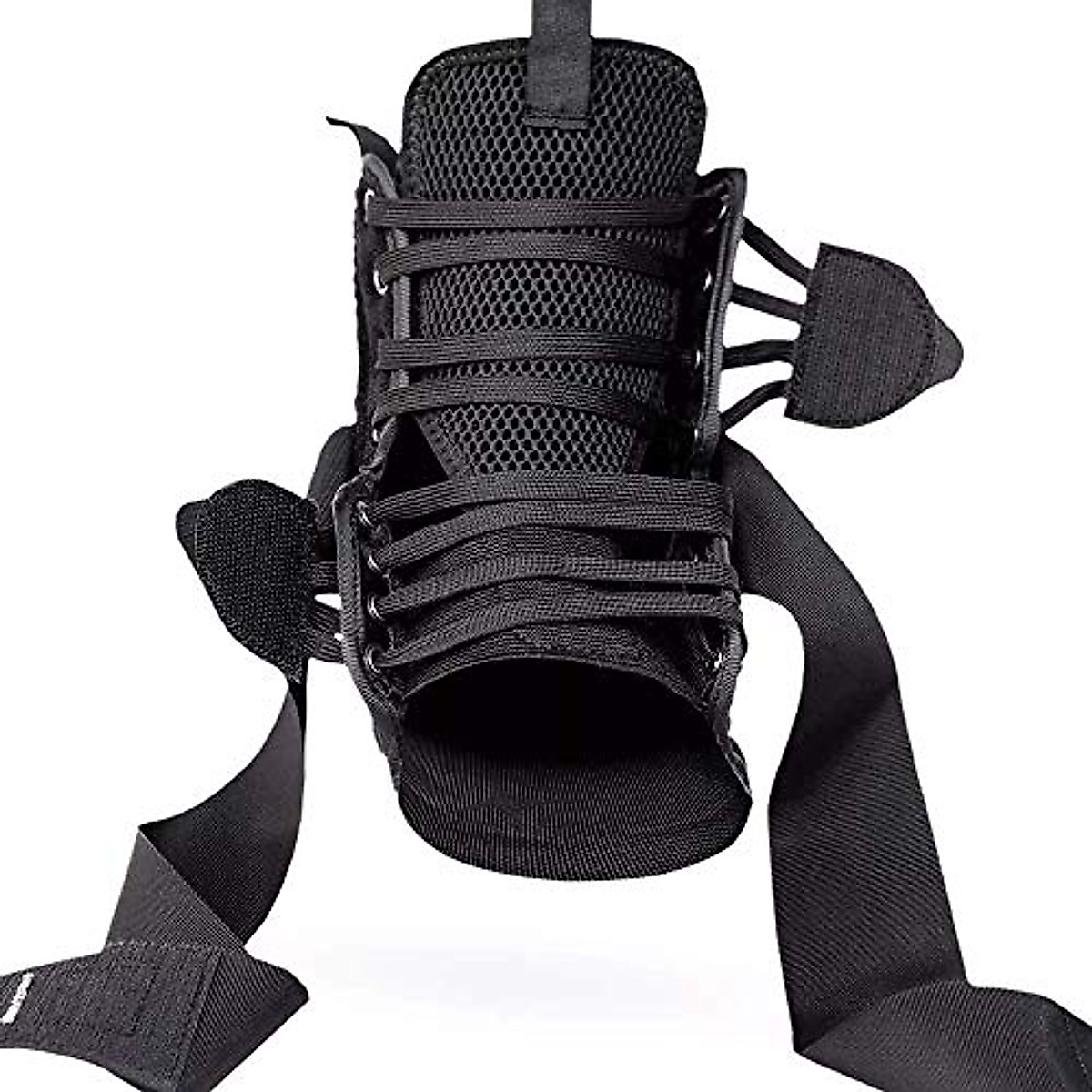 Space Brace 2.0, Quick Lace Up Ankle Brace - Pair | For Basketball, Bmx, Mtb, Running and Skateboarding! Ankle Wrap for Men, Women & Children | Made for Sports| Large