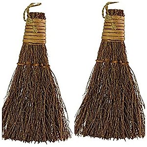 OTG Cinnamon Scented Mini 6In Broom (Holiday, Fall, Autumn, Halloween, Christmas) 2pk, 2 Count (Pack of 1)