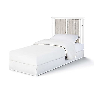 Suite Bebe Connelly 3-in-1 Mini Crib in White/Rockport Gray - Comes with Mattress Pad