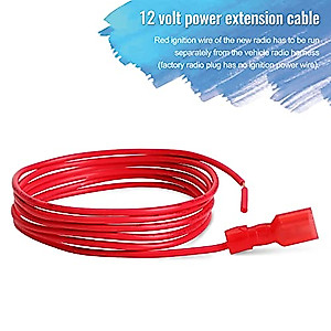 BASIKER Car Radio Aftermarket Wiring Harness Fit for Some Dodge Jeep Chrysler Vehicles Replacement Stereo Antenna Adapter…