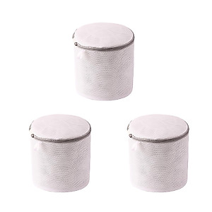 3Pieces Bra Wash Bags For Lingerie Mesh Delicate Zipper Laundry Bag For Women College Girl Underwear Sock Stockings Bra Washing Bags For Laundry Small Small Laundry Bra Bags For Washing Machine