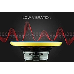 AirVANTAGE Palm-Style, Industrial-Grade Electric Sander Kit with Power Supply CENTRAL-VACUUM with Low-Profile Pad (6": 3/32- Hook & Loop)