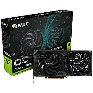 Palit GeForce RTX 4060 Ti Dual OC GDDR6 Dual Fan Graphics Card - 8GB