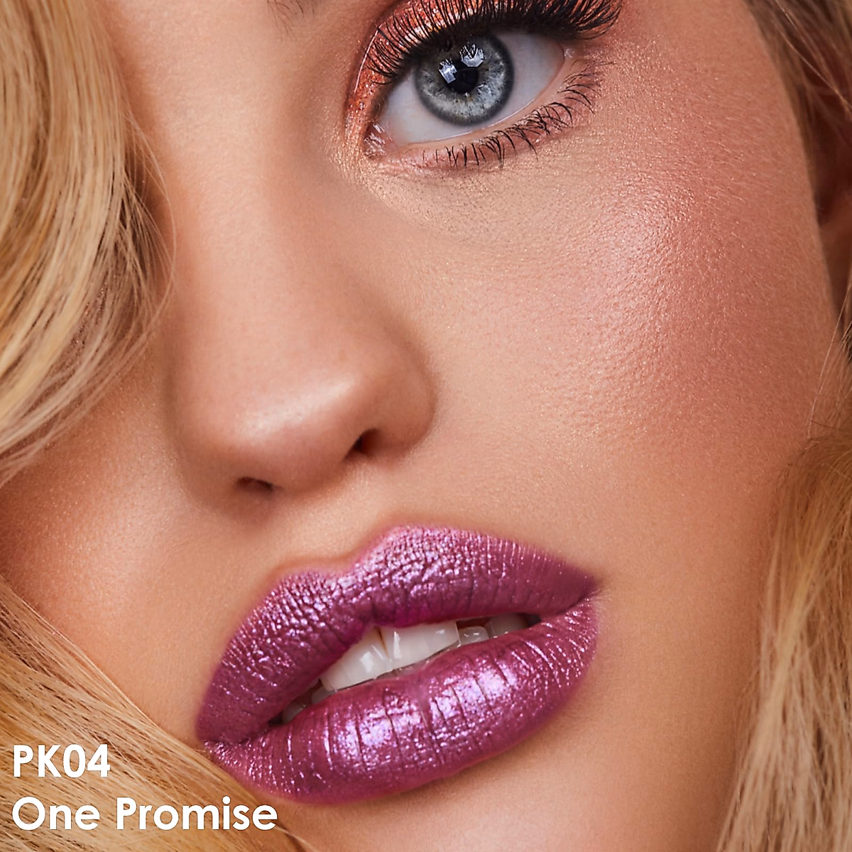 FOCALLURE Metallic Liquid Lipstick,Non Stick Cup Lip Gloss,High Impact Lip Color with Transfer-proof Wear,Long Lasting & Waterproof Lipstick Makeup for Women,One Promise