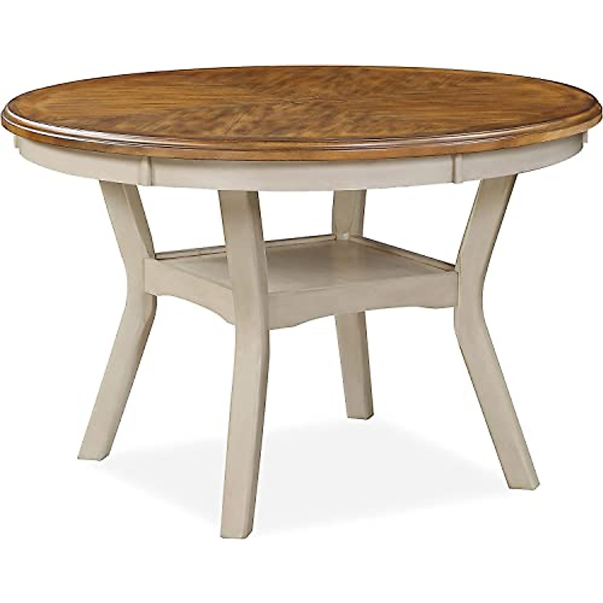 New Classic Furniture Mitchell 5-Piece Dining Set with 1 Table and 4 Chairs, Bisque/Brown