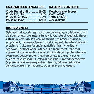 Bixbi Liberty Grain Friendly Dry Dog Food, Game Bird Feast Recipe, 22 lbs - Fresh Meat, No Meat Meal, No Fillers - Gently Steamed & Cooked - No Soy, Corn, Rice or Wheat for Easy Digestion - USA Made