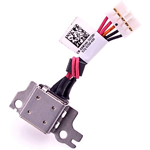 DC Jack Power Cable Charging Port Harness Replacement for Dell Latitude 3180 3189 P26T P26T001 P26T002 Chromebook 11 3180 3181 3189 CAV00 0XNJ46 XNJ46 DC30100ZI00 DC30100ZR00 DC30100ZS00