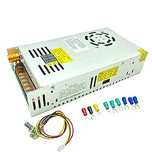 Lianshi Transformer AC-DC 0-120V Adjustable 4A480W Current-Voltage Dual Digital Display DC Regulated Switching Power Supply Adapt to DC Speed Control Motor, 3Dprinter System