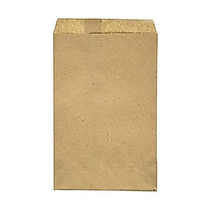 100 Pack Brown Kraft Paper Bags, 6" x 9" Inches, Gift Card, Gift Candy, Cookies, Doughnut, Crafts, Party Favor, Sandwich, Jewelry Merchandise- by RJ Displays