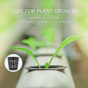 VIVOSUN 25 Pack 3 Inch Net Pots Heavy Duty Net Cups with 12 Pcs Plant Labels