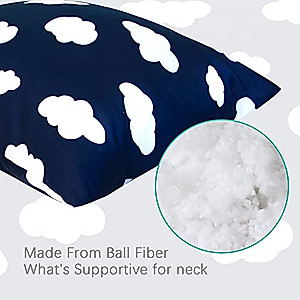 Toddler Pillow for Sleeping, Baby Pillow 14" x 19" for Small Kids Travel Toddler Bed Soft & Skin-Friendly Baby Toddler Pillows for Sleeping