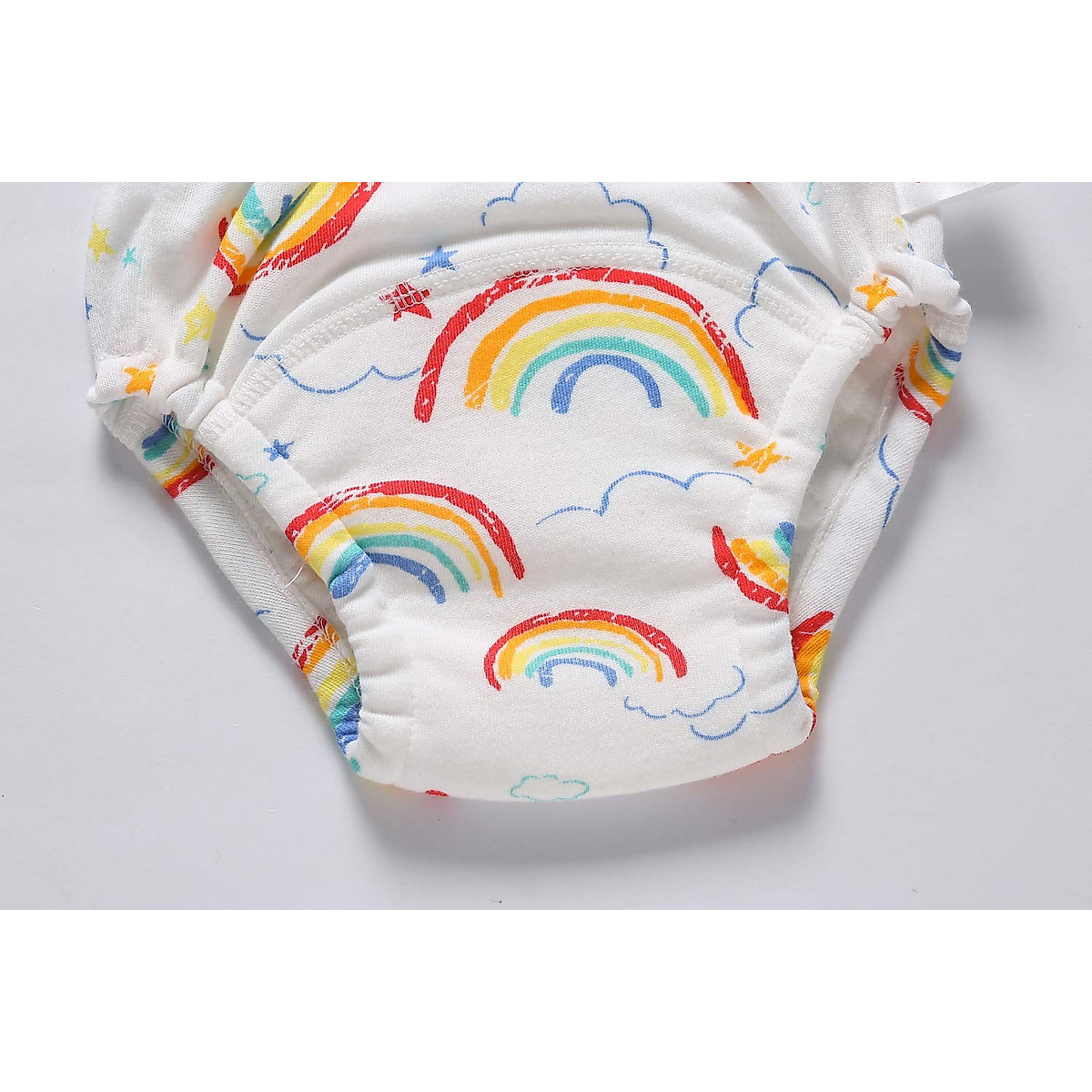 Skhls Baby Toddler Thick Absorbent Potty Training Pants Underwear (3T, 6pcs Girls')