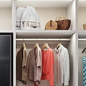 Ibnotuiy 10Pcs Non-Woven Fabric Dustproof Handbag Storage Organizer Drawstring Bag Dust Cover Medium (Medium, White)