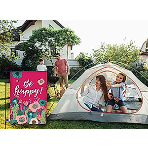 Lovely Flag Seasonal Garden Flag Set of 11| 12.5" x 18" | Double Sided | Double Stitched | Proudly Designed in USA | Garden House Yard Weather Resistant | American Flag Garden Summer Spring Flag/ Happy Birthday/ Be Happy/ Back to School/ Welcome/ Hallowee