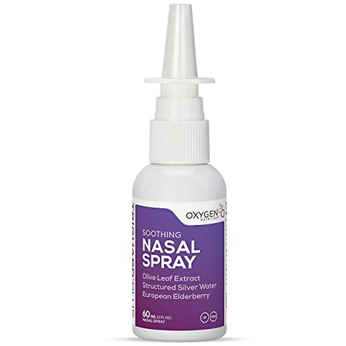 TriGuard Plus Colloidal Silver Nasal Spray with Olive Leaf Extract & Elderberry Extract | Sinus Treatment, Nose Spray & Immune System Booster 2 oz / 60ml