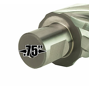 Steel Dragon Tools 1-1/4" x 2" High Speed Steel Annular Cutter with 3/4" Weldon Shank