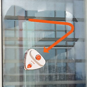 eazer Magnetic Window Cleaner, Double-Sided Window Cleaning Equipment, Outside Window Cleaner, 6-Gear Adjustable for High-Rise Window Cleaning(Fits 0.12''-1.26'' Thickness)