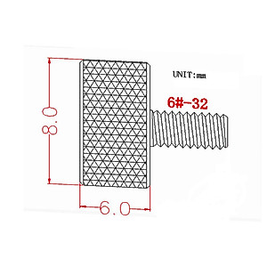 New Lon0167 Computer PC Featured Graphics Card Knurled reliable efficacy Head Thumb Screws Gold Tone 6#-32 4pcs(id:e44 6d 56 378)