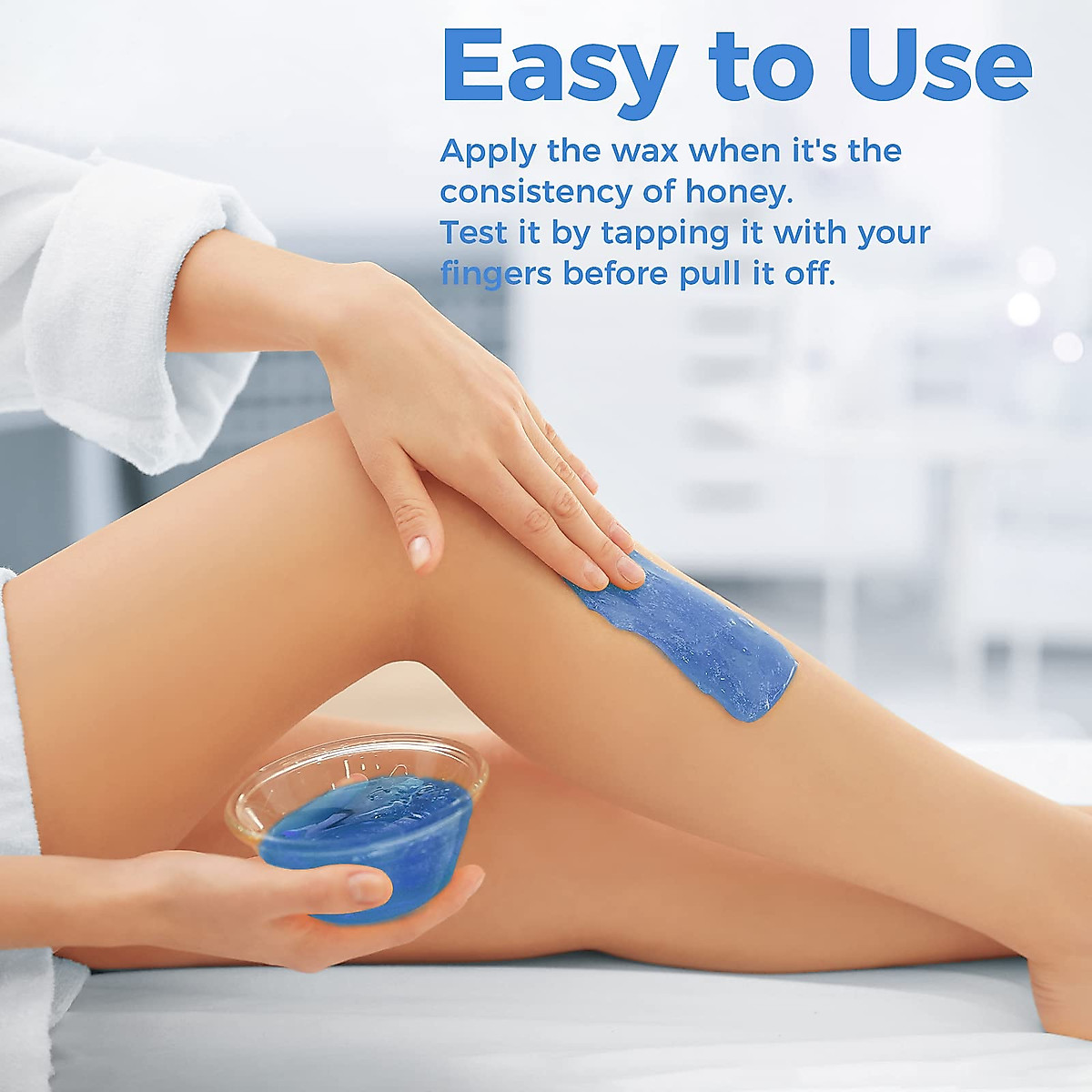 Madors Hard Wax Beads for Hair Removal -1lb/16oz Wax Beans Kit with 10 Wax applicator Sticks for Full Body, Facial, Brazilian Bikin,and legs…