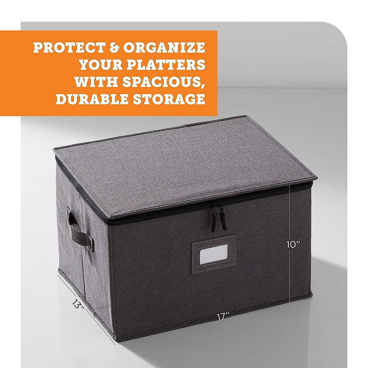 storageLAB Stemware Storage Cases (5 Piece Hard Shell Set for China Storage)