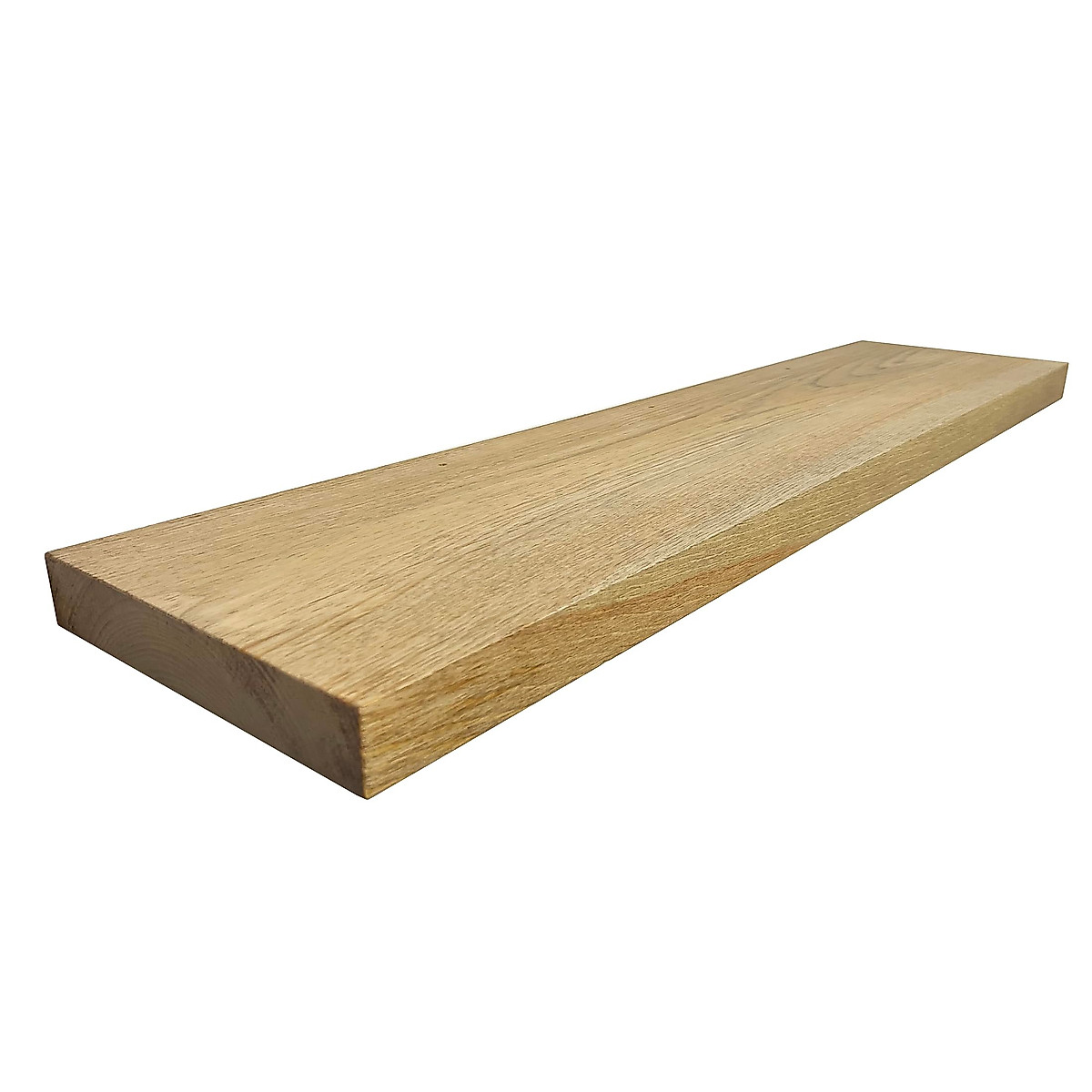 Joel's Antiques - 30 Inch Wooden Floating Shelves for Wall - Made of Natural Wood - Long Heavy Duty Rustic Wall Shelves for Bedroom - Perfect for Living Room, Kitchen - Natural 48x12x2 Inches