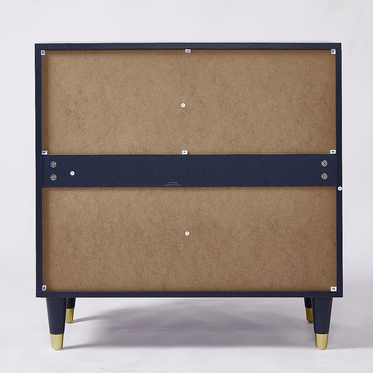 weselon Accent Cabinet with 2 Doors, Luxury Carving Board Storage Sideboard with Adjustable Shelves, Buffet Cabinet Entryway Table for Living Room (Gray Blue)