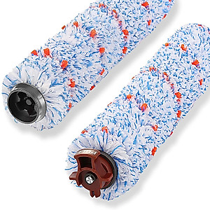 JORAIR Replacements Compatible with Bissell CrossWave, 3 Multi-Surface Brush Roll 1868 + 3 Vacuum Filter 1866 Vacuum Filter, Compare to Part 1608683, 160-8683, 1608684