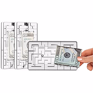 Money Puzzle Box - 3 Pack - Money Maze Gift Holder, Fun Way to Give Cash as a Gift for Kids and Adults - Great for Birthday - Stocking Stuffers for Kids, Teens - Holiday