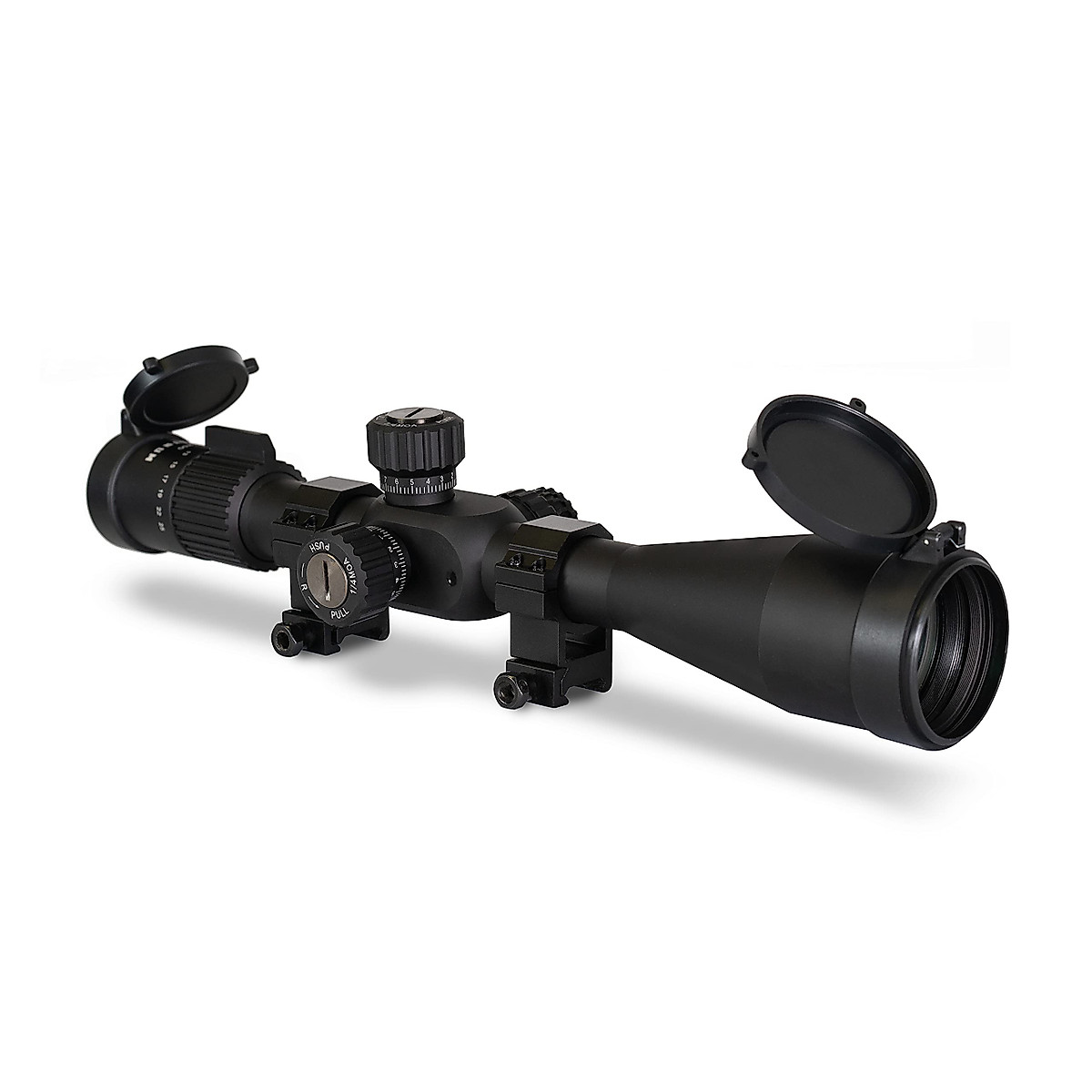 Monstrum G3 5-25x50 FFP Rifle Scope | Monstrum Extended Length Offset Scope Mount | 30 MOA | Bundle