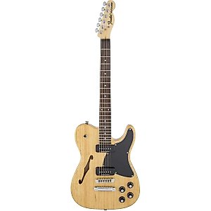 Fender Jim Adkins JA-90 Thinline Telecaster Electric Guitar, with 2-Year Warranty, Natural, Laurel Fingerboard