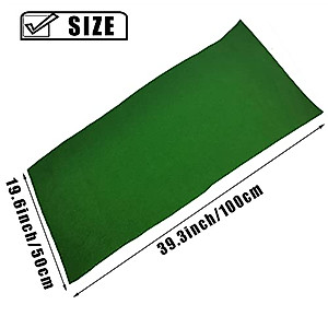 Hamiledyi Reptile Carpet Mat Green Terrarium Liner Bedding Reptile Substrate Gallon Supplies for Bearded Dragon Lizard Tortoise Leopard Gecko Snake 39’’ x 20’’