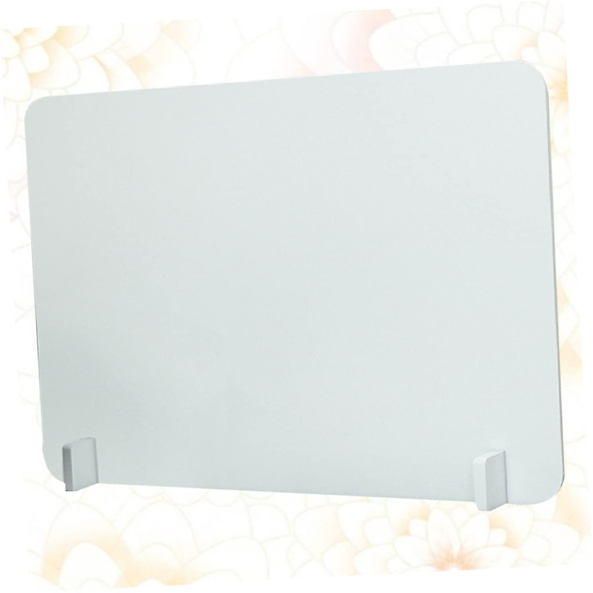 COOPHYA Desk Dividers for Students Privacy Table Desk Shelf Desk Table Divider Panels Desk Separator Panel Acrylic Desk Panels Privacy Desk Divider Splatter Guard Oven White Frosted Office