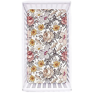 Floral Crib Sheet,Baby Blanket,Changing Pad Covers