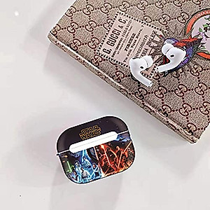 TELONI Star Retro War AirPods Pro Protective case Cover Accessories TPU Material, Full Protection Shock-Proof Cover with Keychain (Star Retro WAR)