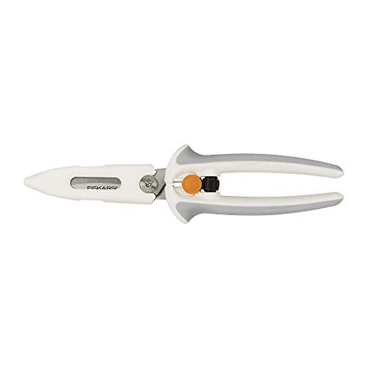 Fiskars Crafts Easy Action PowerCut Snips, 8, White/Gray